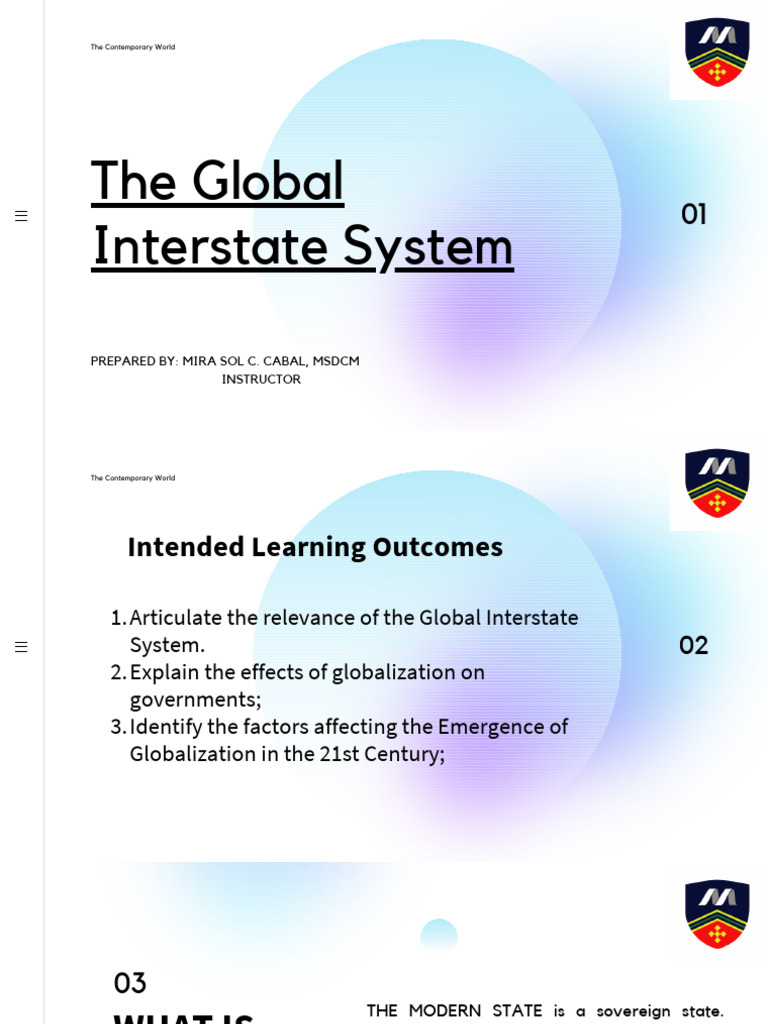 Understanding the Global Interstate System | PDF | Sovereignty | Nation