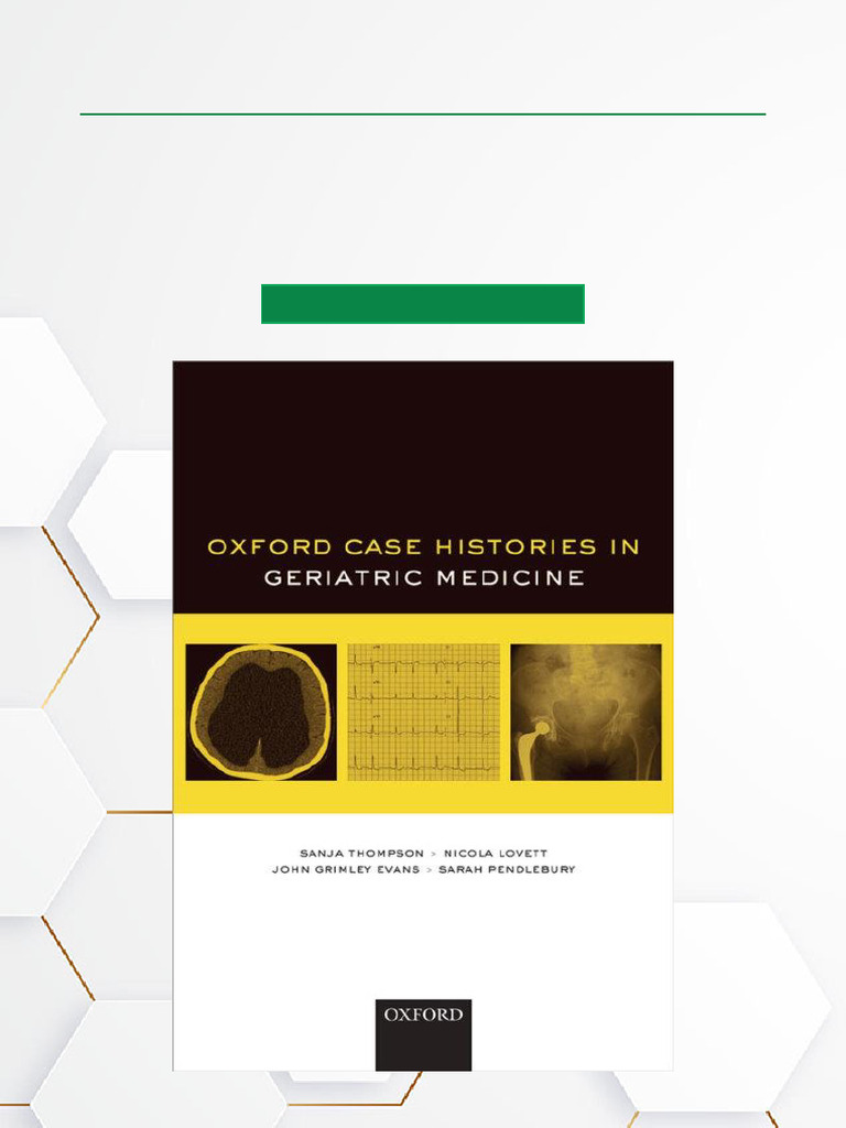 Oxford Case Histories in Geriatric Medicine 1st Edition All-in-One ...