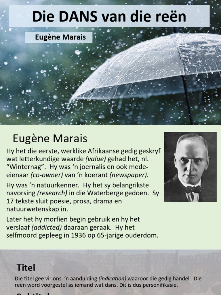 Die Dans Van Die Reën | PDF