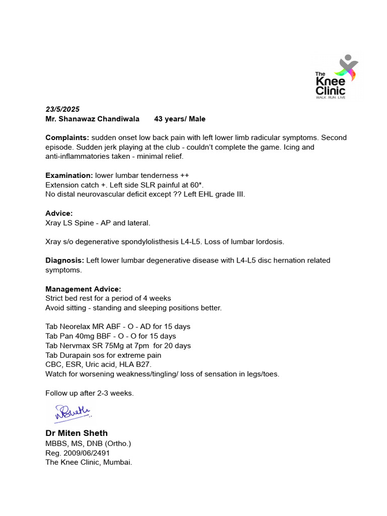MR - Shanawaz's Consultation Pap20 PDF | PDF