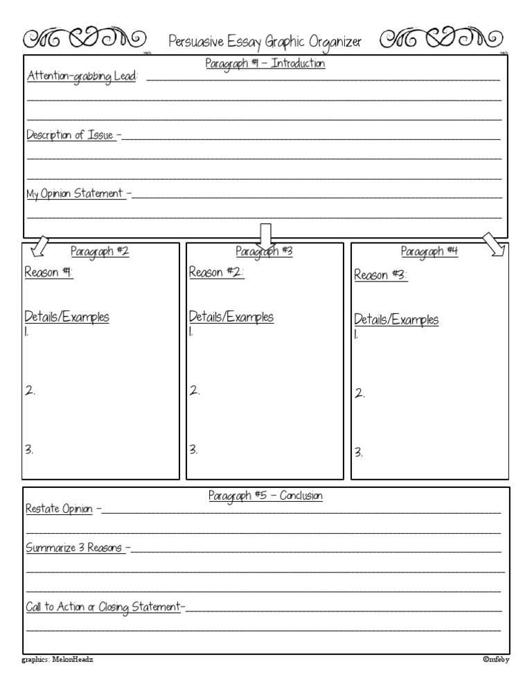 Persuasive Essay Graph Org | PDF | Writing | Epistemology