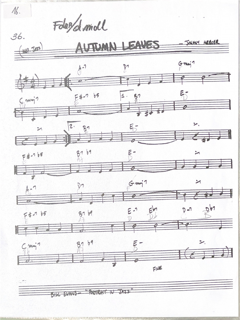 16 Autumn Leaves | PDF