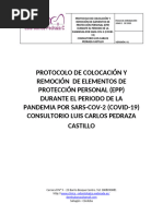 Anexo 3. Guía de Procedimiento para Colocar y Retirar EPP | PDF