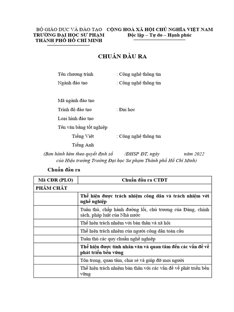 Cong Nghe Thong Tin Hcmue | PDF