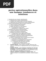 Presentation 1 | PDF | Risque opérationnel | Risque
