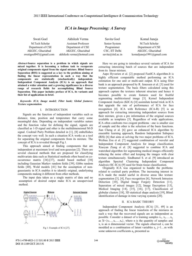ICA_in_Image_Processing_A_Survey | PDF | Matrix (Mathematics) | Applied ...