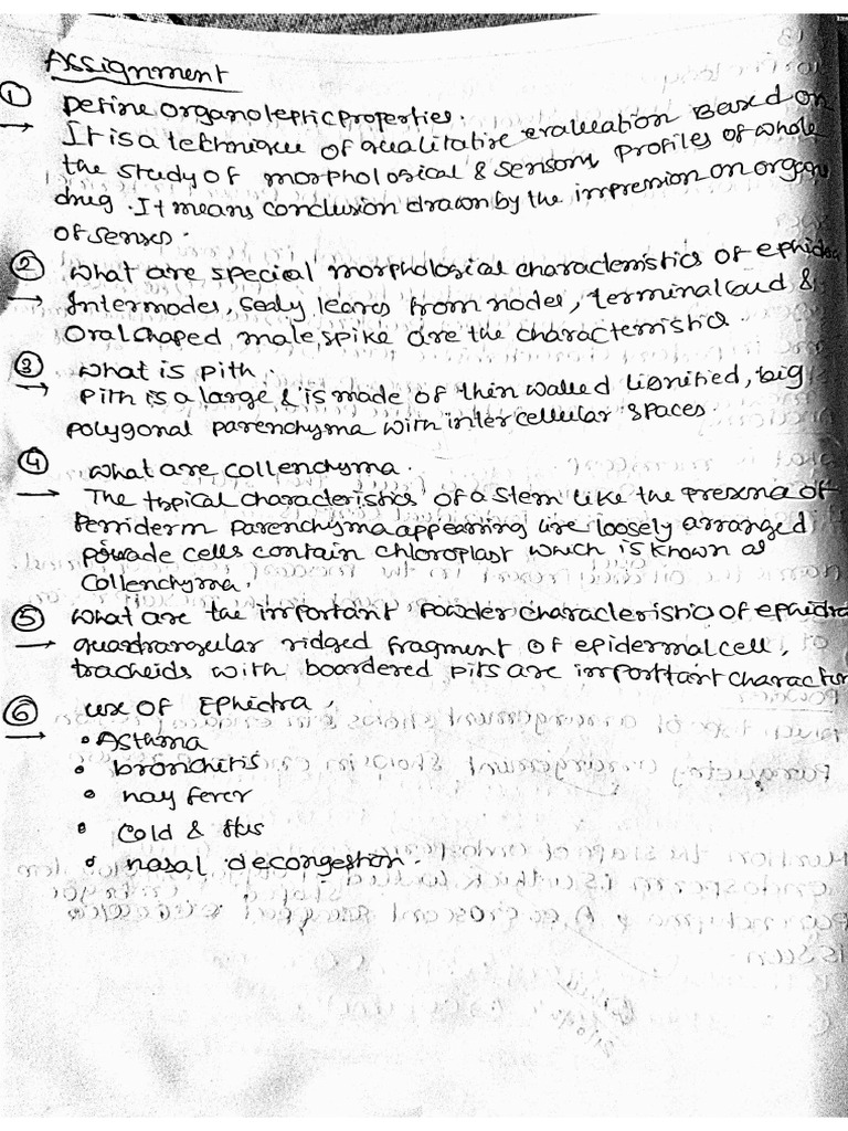 Pharmacognosy Practical Ephidra | PDF