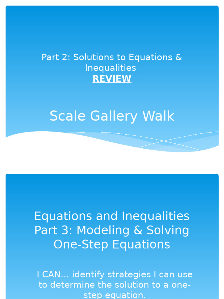 Solving One-Step Equations Guide | PDF | Equations | Mathematical Concepts