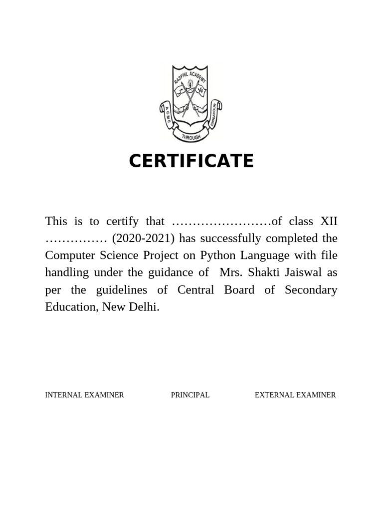 Certificate 2 | PDF