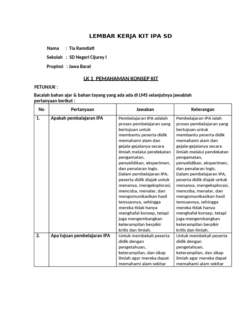 Alat Peraga Sederhana untuk IPA SD | PDF