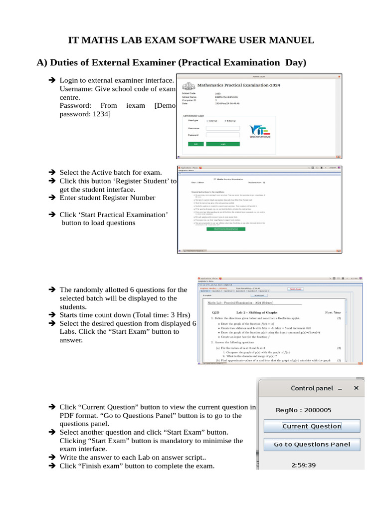 Maths Lab - Software - Usermanuel - by KITE | PDF | Password | User (Computing)