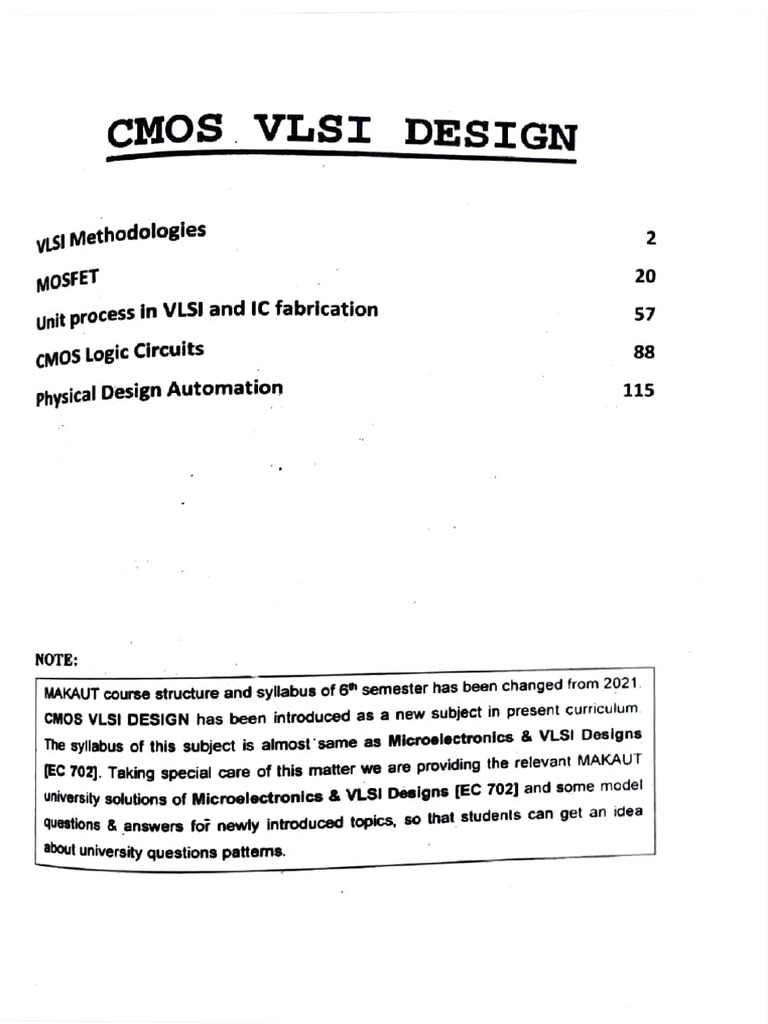 Vlsi Design and Methods | PDF