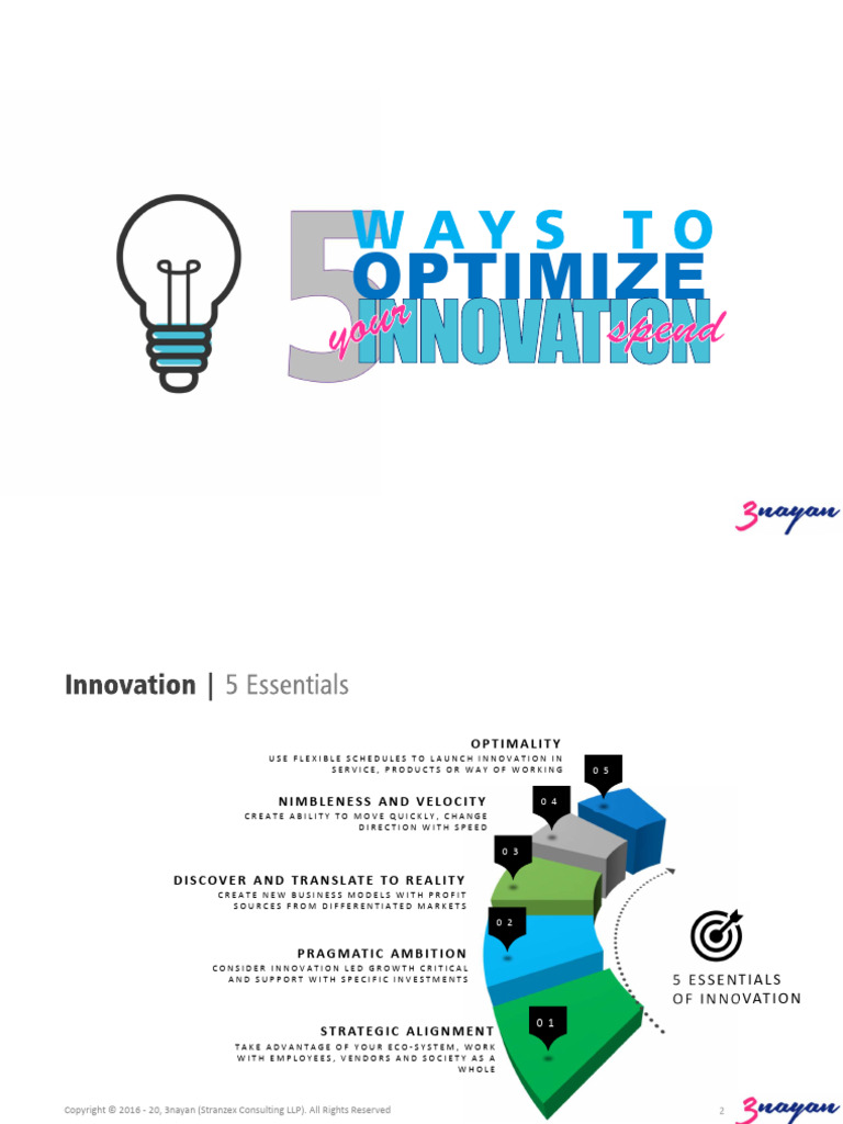 3n Innovation Spend Optimization | PDF | Innovation | Economies