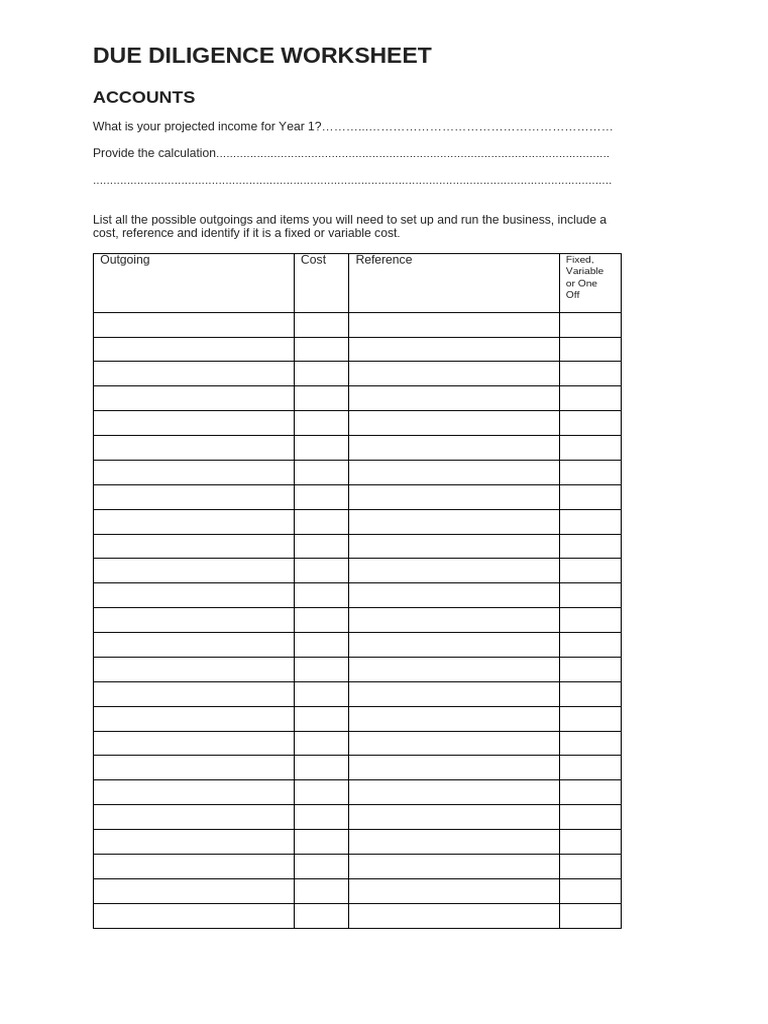 DD Pack Tasks - Accounts | PDF