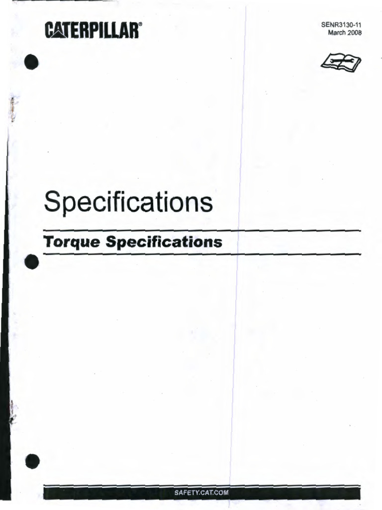 Specifications Torque Specifications | PDF | Screw | Nut (Hardware)