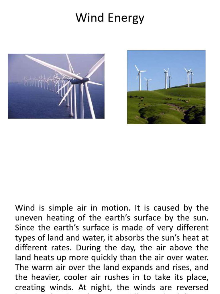 Wind Energy | PDF | Wind Turbine | Turbine
