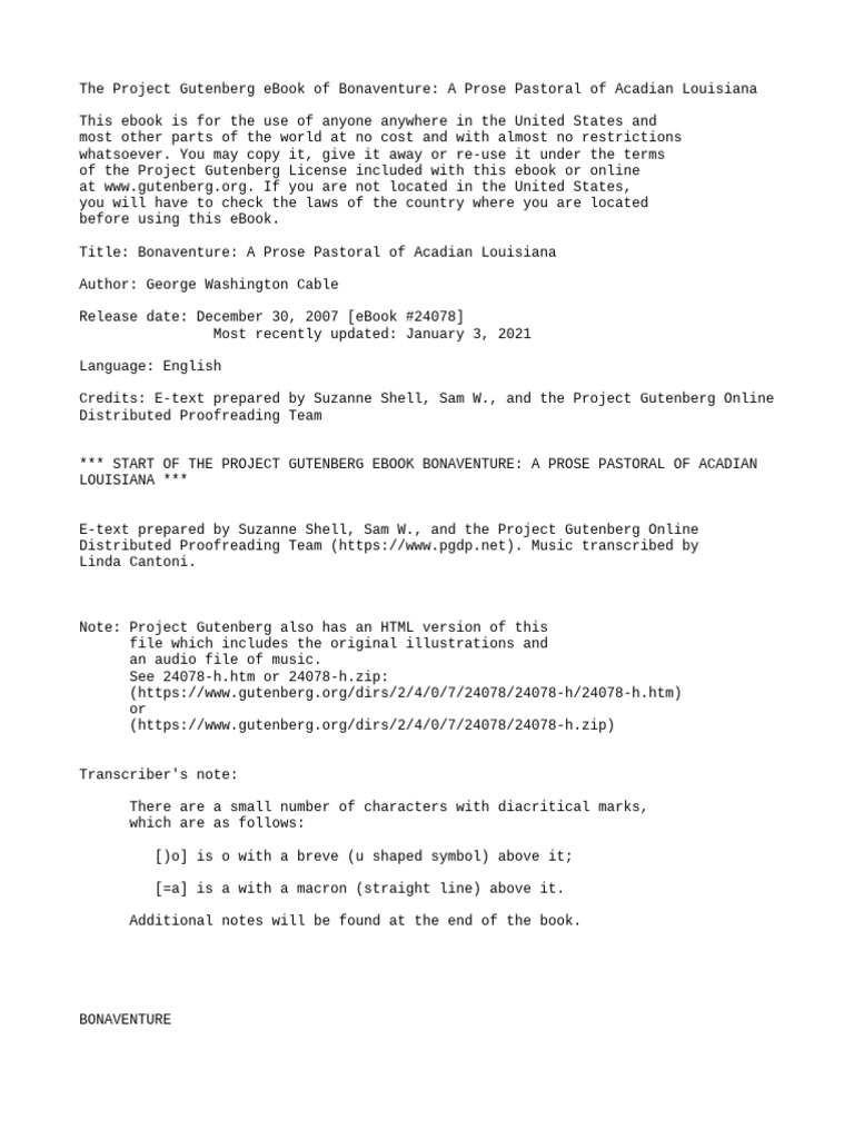 PG 24078 | PDF | Project Gutenberg