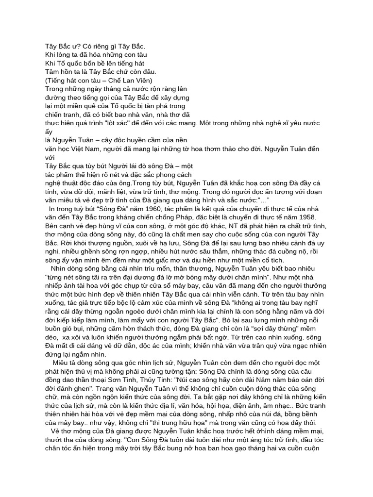 NLDSD Neu Cam Nhan Ve Nguoi Lai Do Song Da | PDF