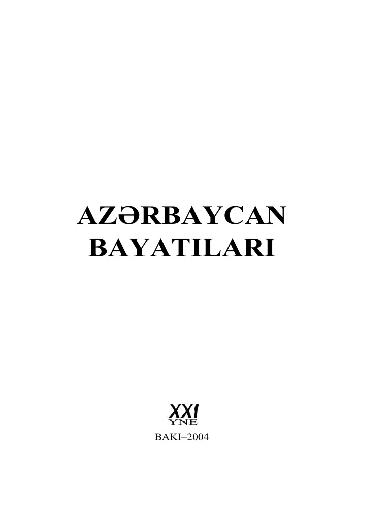 Mir.az-Azərbaycan Bayatıları | PDF