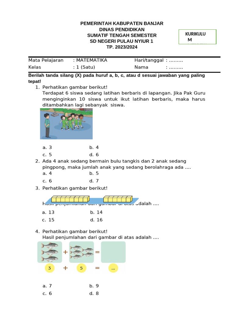 PTS Sem 2 MTK | PDF