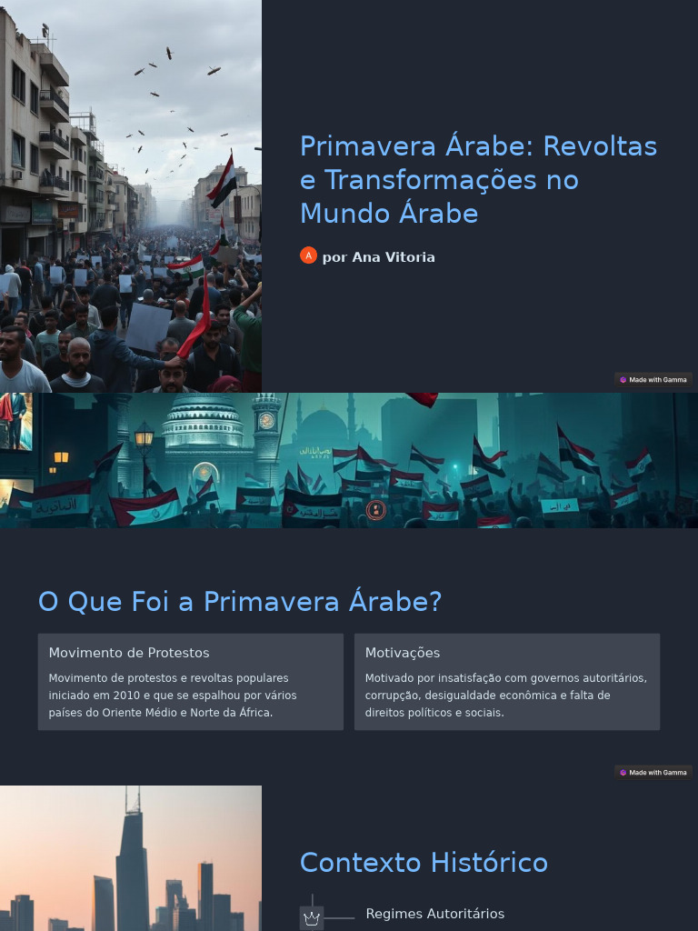 Primavera Arabe Revoltas e Transformacoes No Mundo Arabe | PDF | Primavera Árabe | Governo