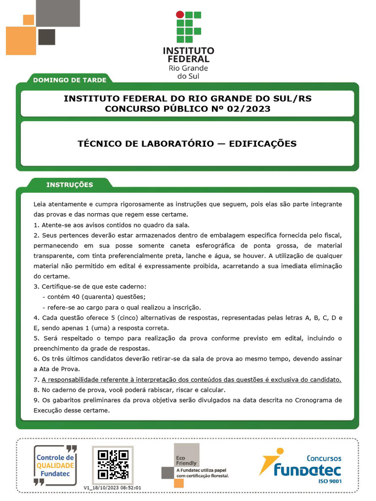 Tecnico de Laboratorio Edificacoes | PDF | Deficiência | Exclusão social