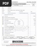 Income Tax Calculation Proforma Fy 2024 25 Ay 2025 26 | PDF | Taxation | Taxes
