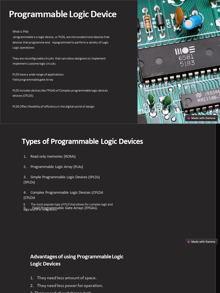 Programmable Logic Device New | PDF | Computing | Computer Engineering