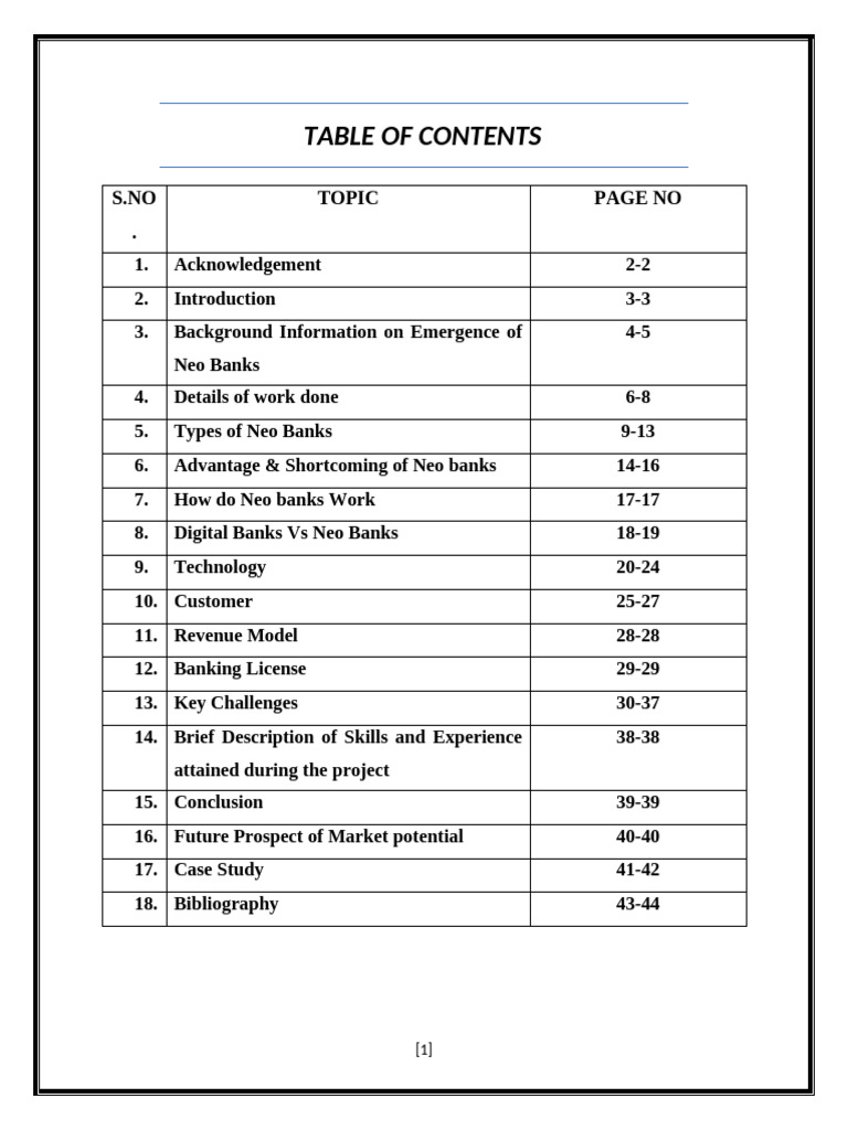 Assignment On Neo Banking | PDF | Banks | Financial Services