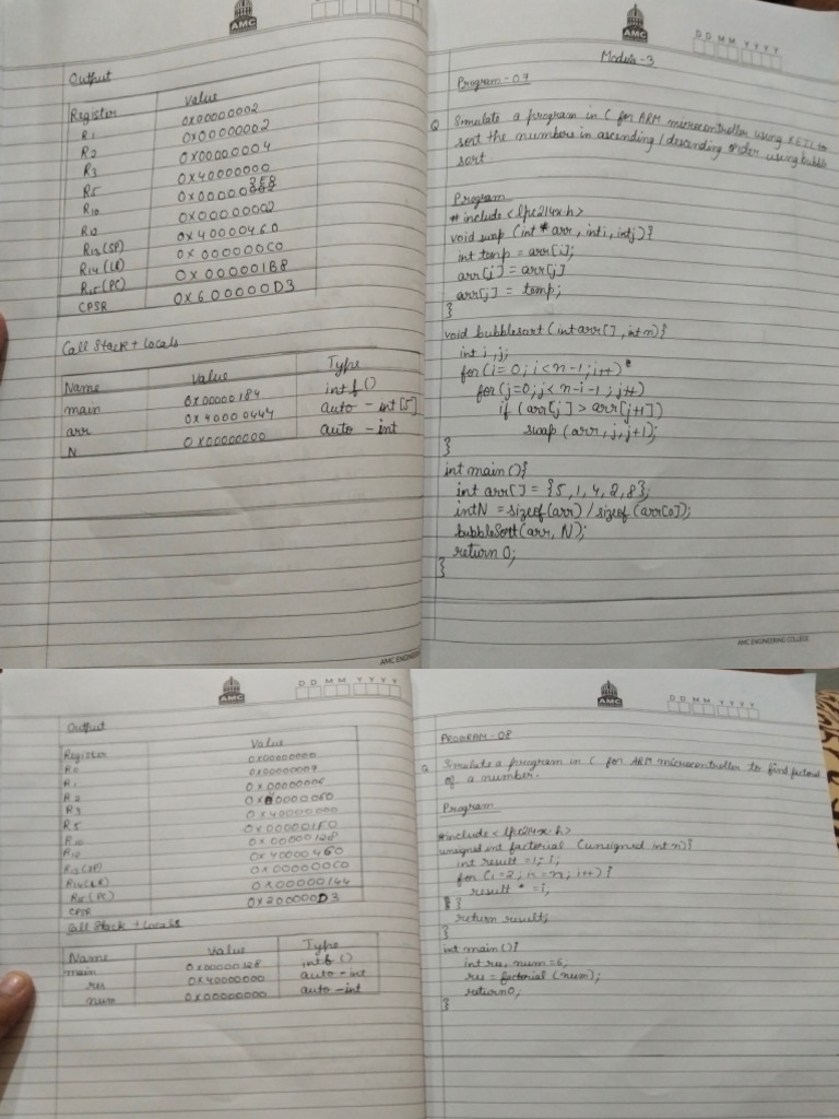 Microcontroller 7 To 10 Unnati | PDF