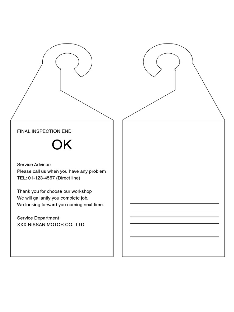 Inspected Tag | PDF