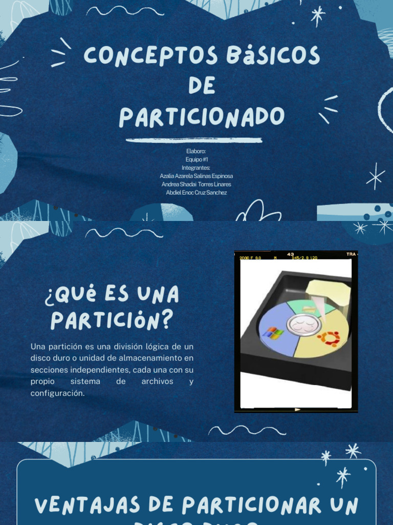 Qué Son Las Particiones | PDF | Archivo de computadora | Datos de ...