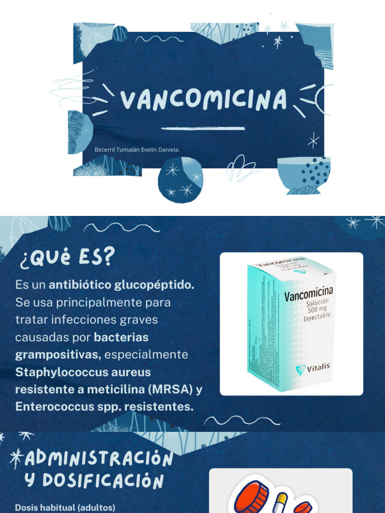 Vancomicina_20250404_002247_0000 | PDF | Especialidades Medicas | Farmacología