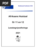 Intensive Form For Afrikaans | PDF
