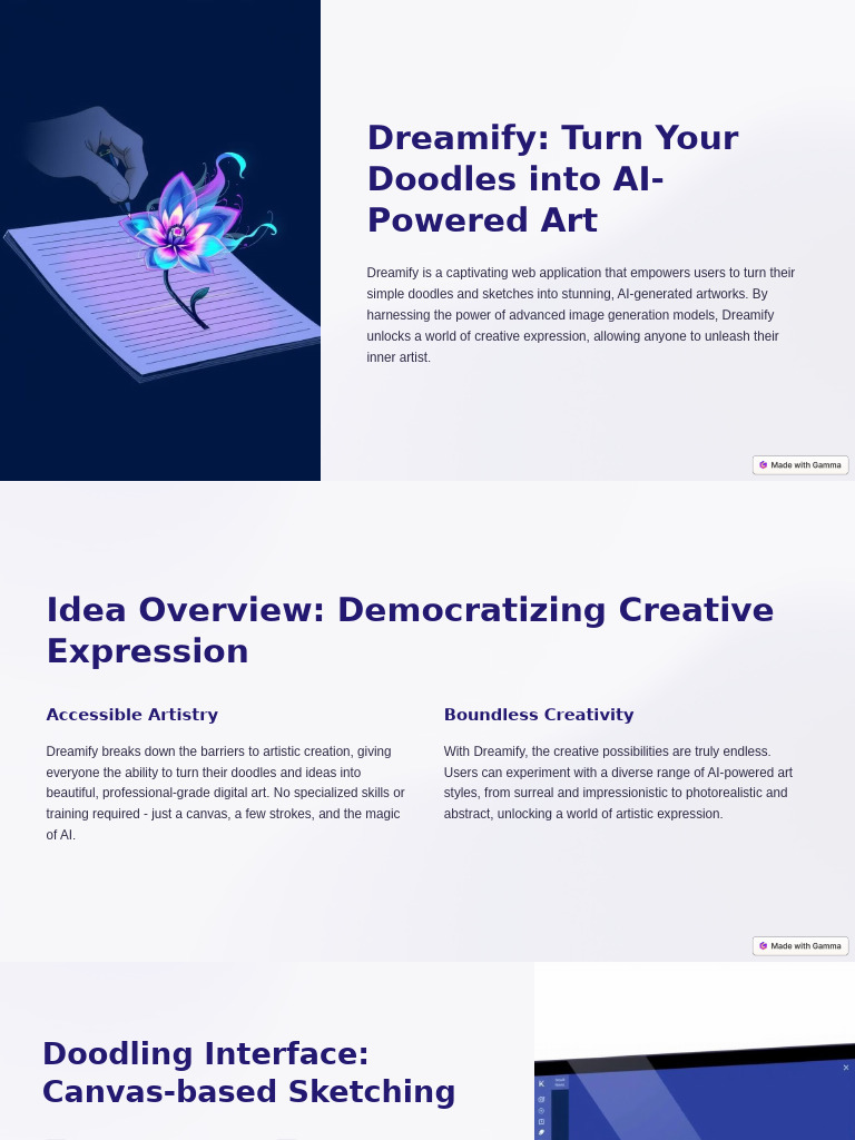 Dreamify: Transform Doodles into Art | PDF | Artificial Intelligence ...