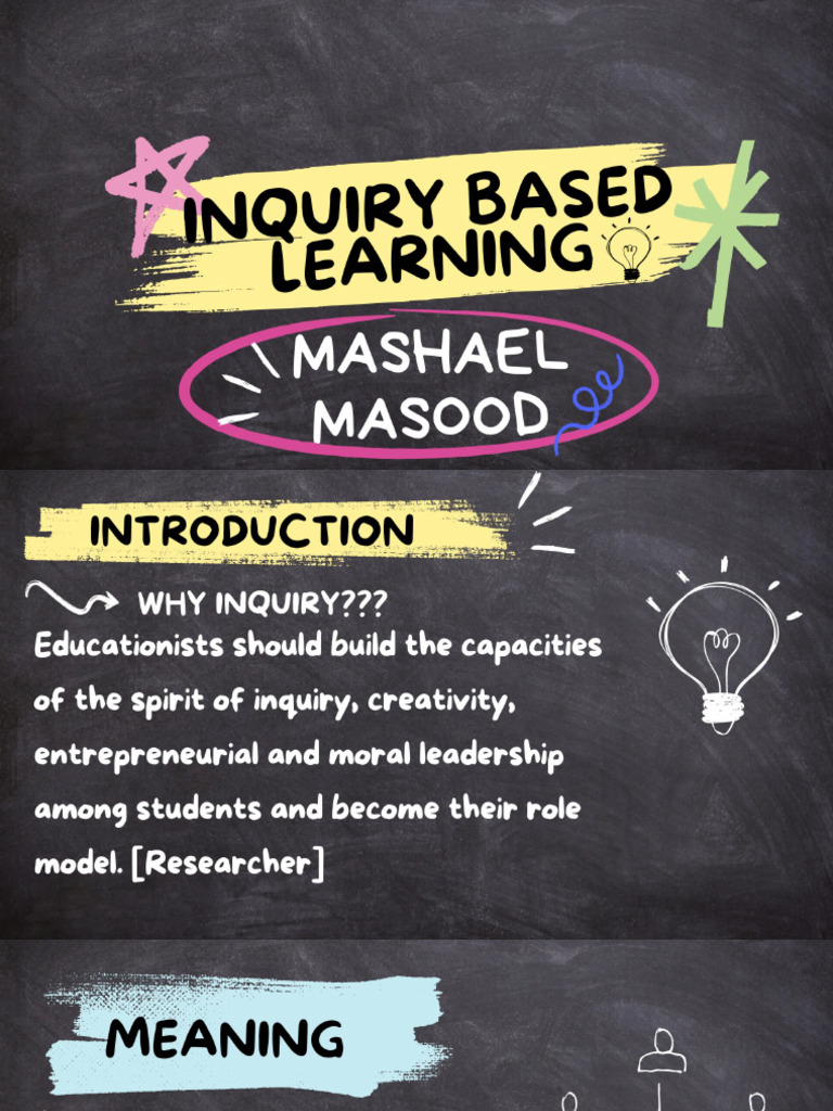 Inquiry Based Learning | PDF