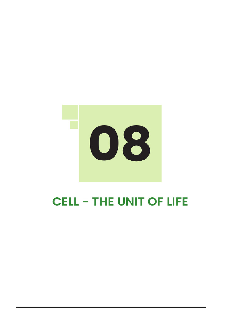 Class 11 Biology Vedantu Notes CHP - Cell The Unit of Life | PDF | Cell ...