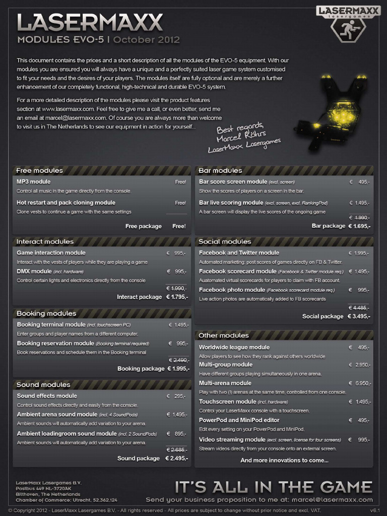 Laser Maxx Modules Pricelist | PDF
