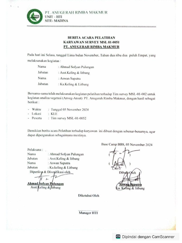 BAP KARYAWAN KLE | PDF