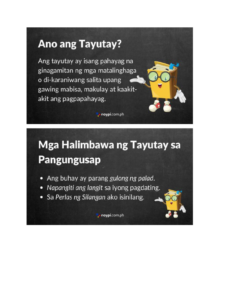 Mga Tayutay | PDF
