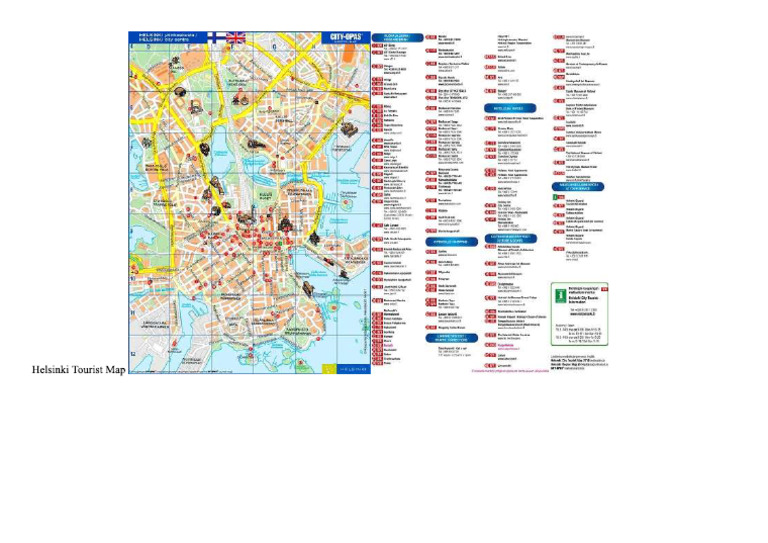 HELSINKI Tourist Map | PDF