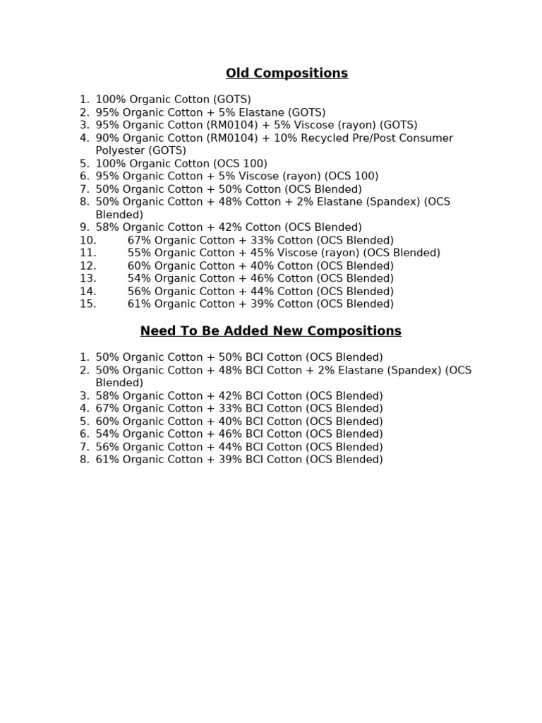 Old Compositions | PDF