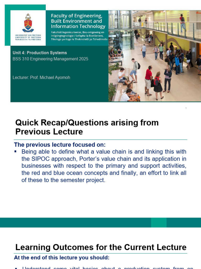 Unit 4-Production System | PDF | Lean Manufacturing | Inventory