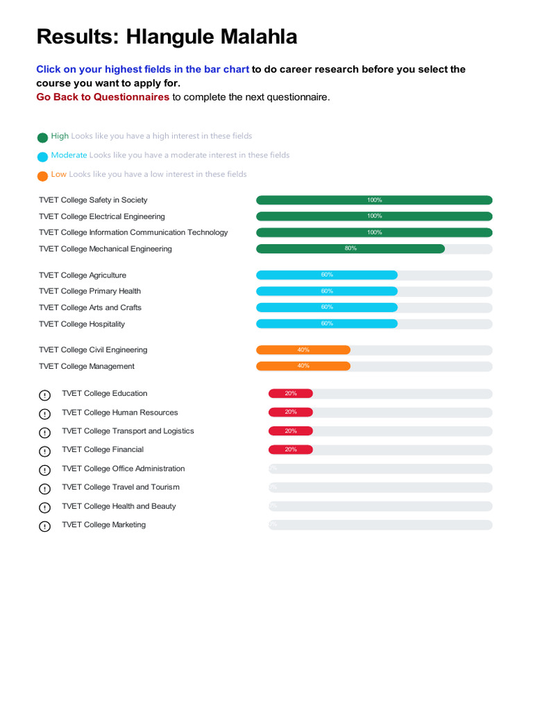 Questionnaire Results | PDF