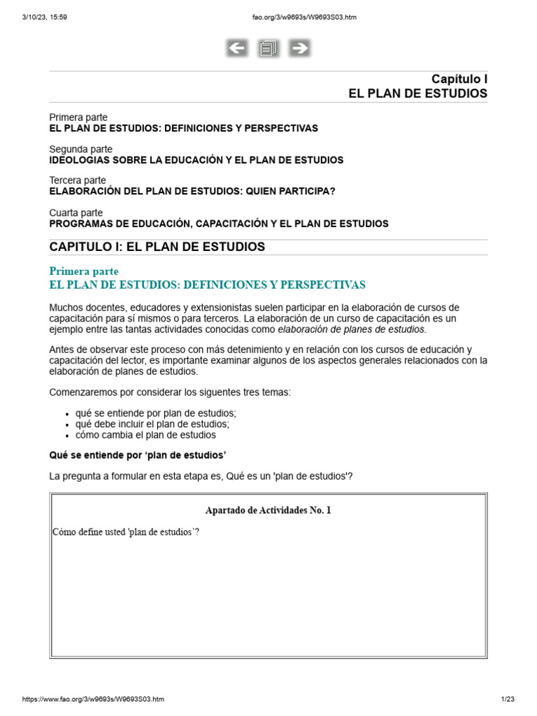 Elaboracion participativas planes de estudio | PDF | Plan de estudios | Aprendizaje