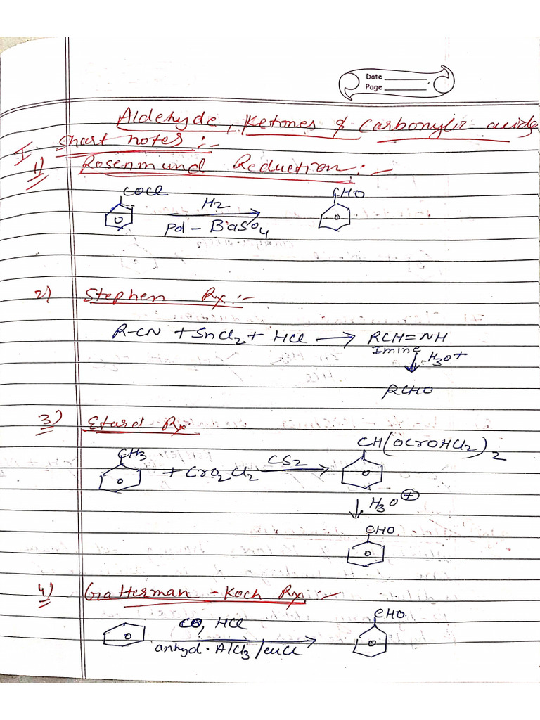 Solution aldehyde and ketones | PDF