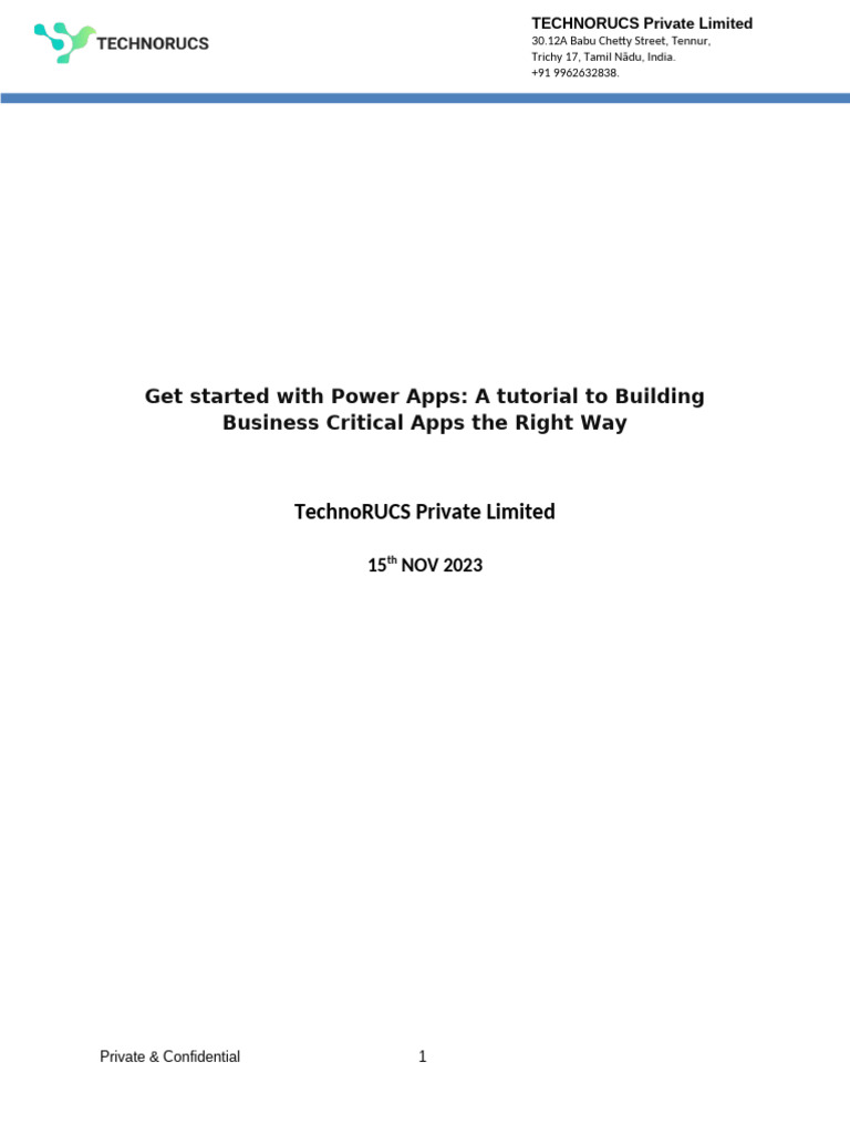 Get Started With Power Apps | PDF | Computing | Software