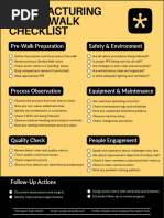 Safety Gemba Walk Checklist | PDF
