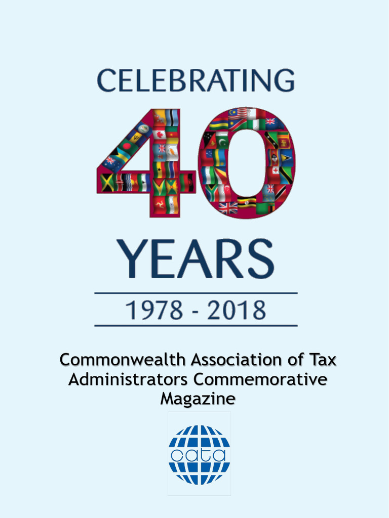 CATA 40th Anniversary Commemorative Magazine | PDF | Taxes ...