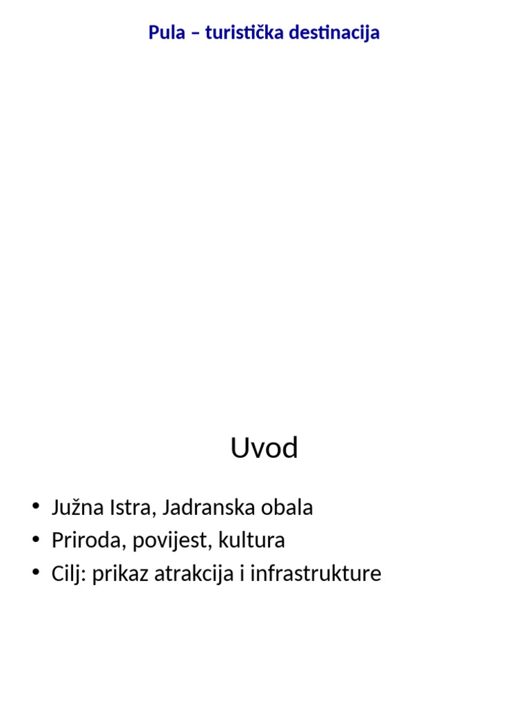 Pula Prezentacija Natuknice Fotografije | PDF